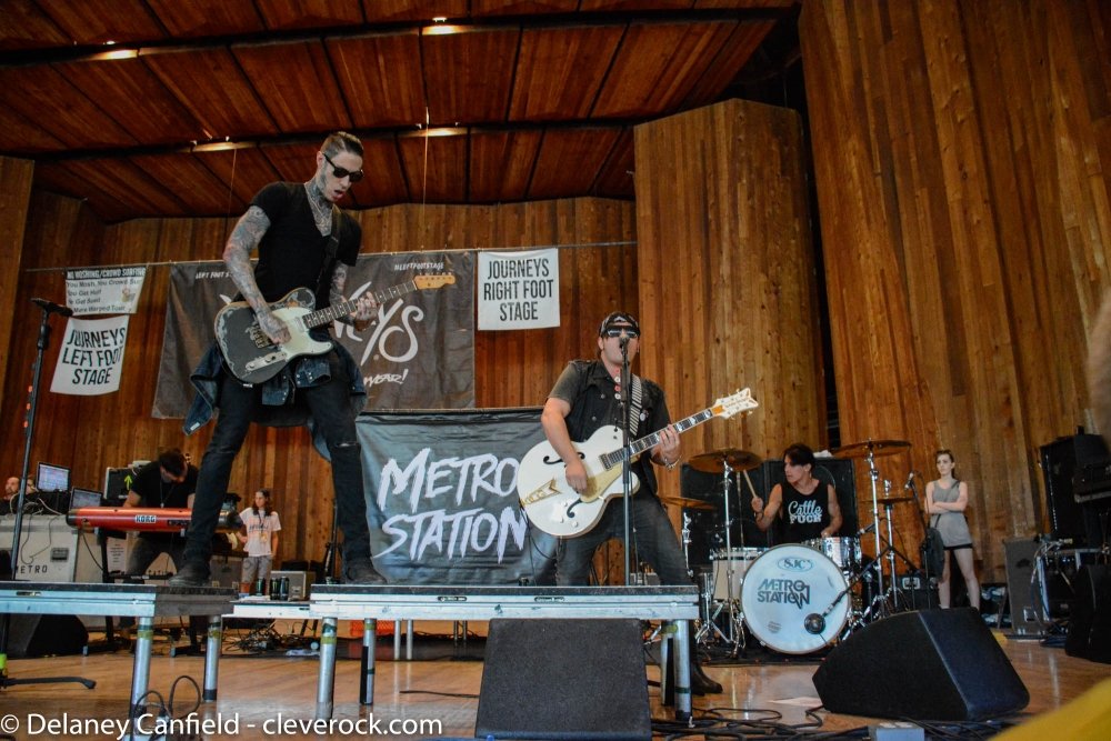 Metro Station concert photos | Warped Tour 2015 | Blossom Music Center ...
