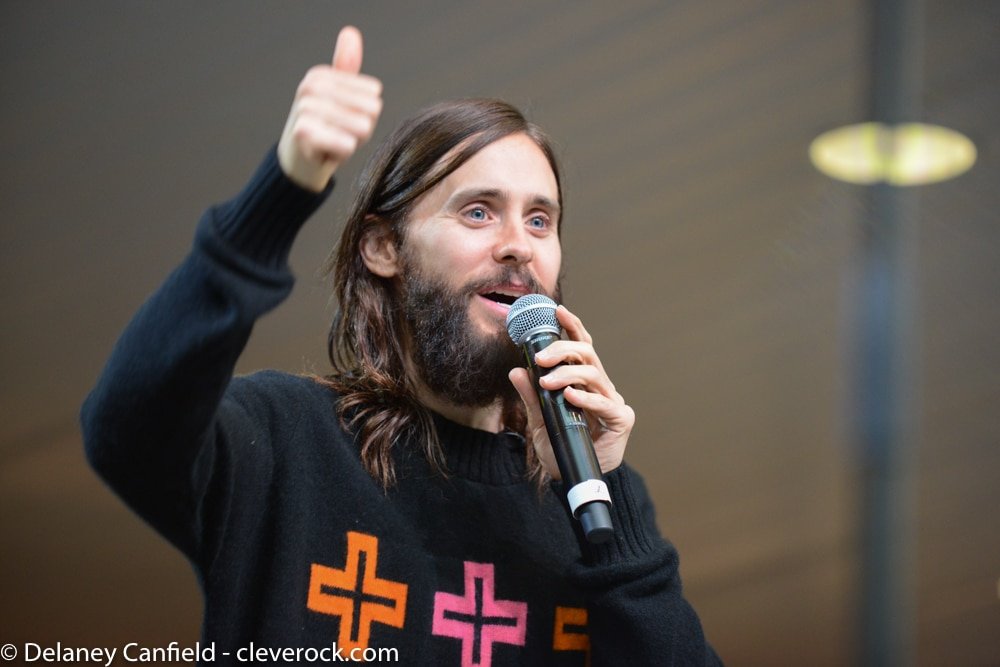 Jared Leto of Thirty Seconds to Mars visits Rock Hall in his tour of ...
